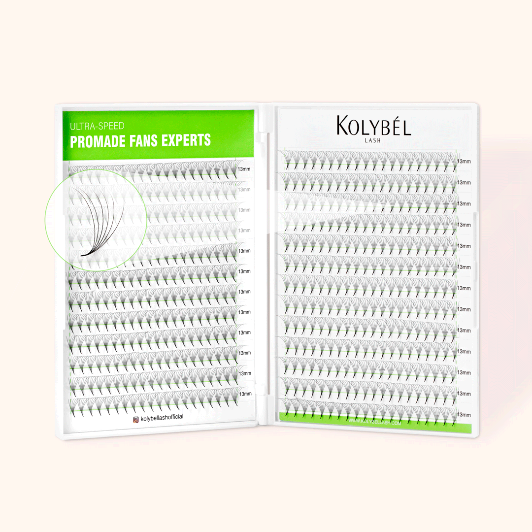 6D Promade Pointy Base Volume Lash Fans(500 Fans) – Kolybel